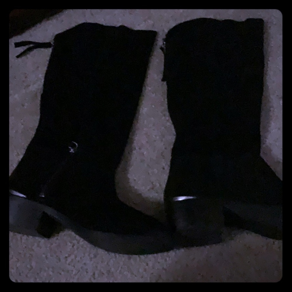 Naughty Monkey Black Tall Boots - Gem